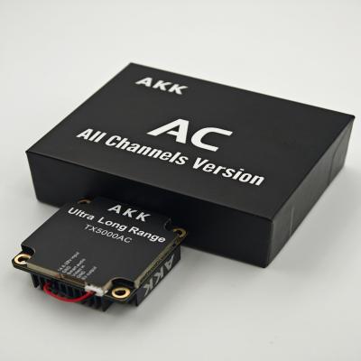 China TX5000AC Smart Audio Video Transmitter 5.8GHz 96CH  5W FPV VTX Drone Wireless Transmission for sale
