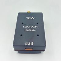China High Performance Analog Video Transmitter 1.2GHz 8-10W 10CH Adjustable Power For FPV Racing for sale