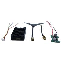 China 8-10W Analog Drone VTX 9 Channels 1040-1400MHz 1.2GHZ Wireless for sale