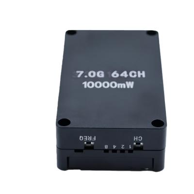 China 7.0GHz Video Transmitter with 64Channels and 8-10W Power Output for Stable Wireless Transmission VTX for sale