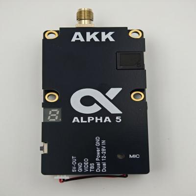 China 5W Black FPV Drone VTX Stable Adjustable 4990-5945MHz With Smart Audio for sale