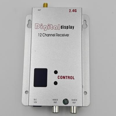 China 2.4GHz FPV VRX Video Receiver 12CH 2410MHz-2290Mhz Fpv Transmitter Receiver Kit for sale