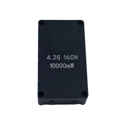 China 4.2GHz Wireless Video Transmitter With 4155MHz-4530MHz Band 8-10W Power Lightweight Design for sale