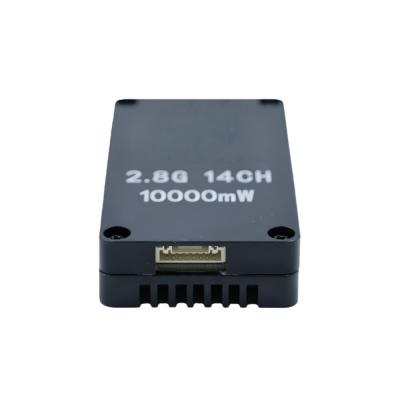 China 2.8GHz 8-10W 14CH VTX  long Distance tranmission low latency for Drone PFV VTX for sale