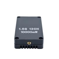 China Drone Video Lmage VTX 1.5GHz 8-10W 12CH (200mW 400mW 1W 4W 8-10W) adjustable hight power for sale