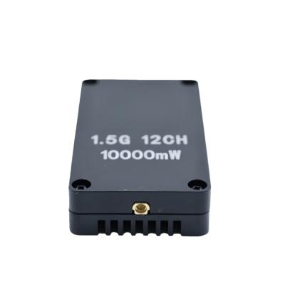 China Drone Video Lmage VTX 1.5GHz 8-10W 12CH (200mW 400mW 1W 4W 8-10W) adjustable hight power for sale