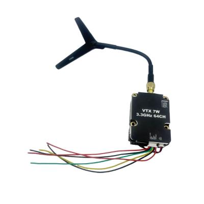 China 3.3G 64-Channel Drone VTX, Single-Key Parameter Adjustment, High-Power Video Transmission Module for sale