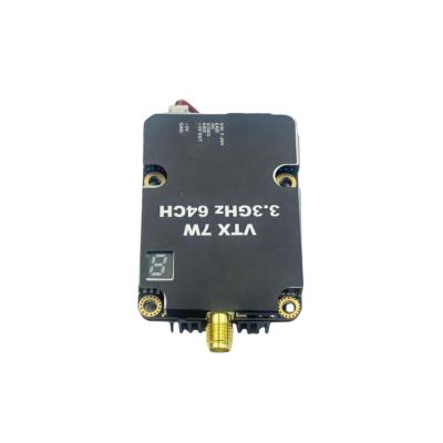 China 3.3GHz 7W Variable Power Output Wireless Video Transmitter Module for Drones for sale