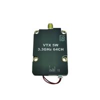 China Stable Signal 3.3GHz 5W FPV Video Transmitter with Power Adjustment and 3060–3500MHz Bandwidth for sale