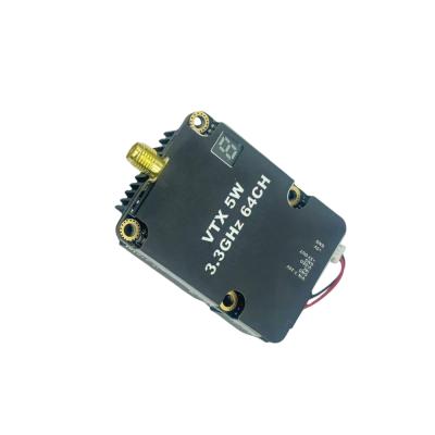 China High-Stability 3.3GHz 5W FPV VTX with Adjustable Power Levels and 3060–3500MHz Operating Band for sale