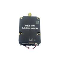 China 7-26V 64CH 3.3GHz FPV VTX Transmitter (Pit/2W/4W) with IRC, SMA & JST-6Pin for DIY Drones for sale