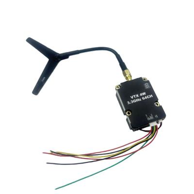 China 7-26V 64CH 3.3GHz FPV VTX Transmitter (Pit/2W/4W) with IRC, SMA & JST-6Pin for DIY Drones for sale