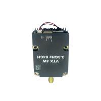 China Industrial-grade 64CH VTX Transmitter (Pit/2W/4W) with IRC, 7-26V Input & Universal Mounting for Inspection Drones for sale