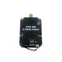 China 3.3GHz 6W FPV VTX with Stable Transmission, Adjustable Output Power, and 3060–3500MHz Range for sale