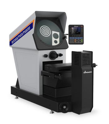 China Horizontal Digital Profile Projector Great Alumimum Materialstelecentric Optical Design for sale
