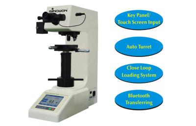 China Vertical Space 150mm Vickers Digital Hardness Tester Support Bluetooth Printing for sale