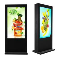 China Outdoor IP65 Digital Signage Board 32-86 Inch LCD Display with 2000cd/m² Brightness and 4K Resolution for sale