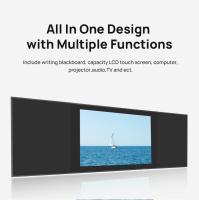China Interactive Smart Digital Blackboard 86 Inch 4K UHD Touch Screen with Magnetic Side Panels for Classroom Teaching for sale