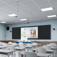 China 75 Inch Nano School Smart Digital Blackboard with 4K Resolution and Magnetic Side Boards for Interactive Classroom Teaching for sale