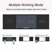 China 75 Inch LED Smart Digital Blackboard with 350 Cd/㎡ Brightness and 40 Points Infrared Multi-touch for Interactive Teaching for sale