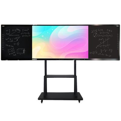 China 75 Inch LED Smart Digital Blackboard with 350 Cd/㎡ Brightness and 40 Points Infrared Multi-touch for Interactive Teaching for sale