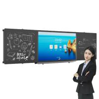 China 75-Inch 4K Smart Digital Blackboard with 20-Point Touch and Wireless Projection for Education and Business for sale