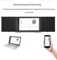 China 75-Inch 4K Smart Digital Blackboard with 20-Point Touch and Wireless Projection for Education and Business for sale