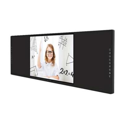 China 75 Inch Interactive Smart Digital Blackboard with 40 Touch Points and Dual OS for Classroom Teaching for sale