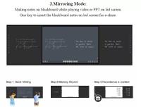 China 75 Inch Interactive Smart Digital Blackboard with 40 Touch Points and Dual OS for Classroom Teaching for sale
