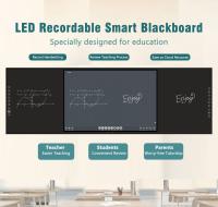 China 75 Inch Interactive Smart Digital Blackboard with 40 Touch Points and Dual OS for Classroom Teaching for sale