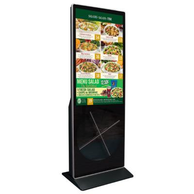 China 43 Inch 4K UHD Floor Standing Digital Signage with 3D Hologram - 450cd/m² Brightness, 50,000 Hour Lifespan for sale