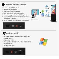 China Interactive LCD Advertising Display Screen Digital Signage Kiosk - 32