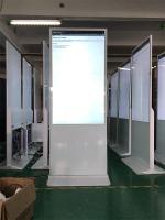 China 43-55 Inch Floor Standing Digital Signage Touchscreen with 3840x2160 Resolution and 50M Touch Durability for Advertising for sale