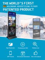 China 42-65 Inch Floor Standing Digital Signage Display with 1920x1080 Resolution and Wi-Fi/Bluetooth Connectivity for sale