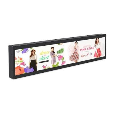 China Custom Bar Type LCD Display 32-65 Inch with 3840×2160 Resolution and 3000:1 Contrast Ratio for Wall/Floor Mounting for sale