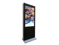China Weatherproof Outdoor Digital Signage Touch Screen Kiosk with 2000-3000cd/m² Brightness and 32-75 Inch Screen Sizes for sale