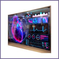 China Ultra Thin Clear OLED Display for Indoor Advertising - High Brightness, Low Power Consumption, Wide Viewing Angle for sale