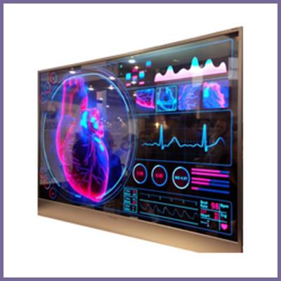 China Ultra Thin Clear OLED Display for Indoor Advertising - High Brightness, Low Power Consumption, Wide Viewing Angle for sale