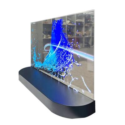 China Customized Full Color OLED Transparent Display with High Refresh Rate and Low Power Consumption for Professional Presentations for sale