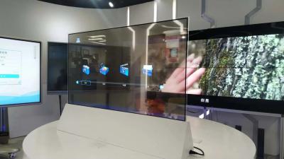China OLED Transparent Display with High-Definition Resolution and Low Power Consumption for Advertising and Digital Signage for sale