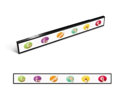 China Wall Mounted Stretched Bar LCD Display 32-65 Inch with 3840×2160 Resolution and 0-50℃ Operating Range for sale