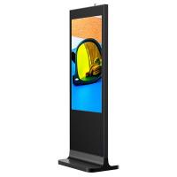 China 4K Floor Standing Digital Signage Display 1920x1080 Resolution with 16GB Storage and 500 cd/m² Brightness for sale