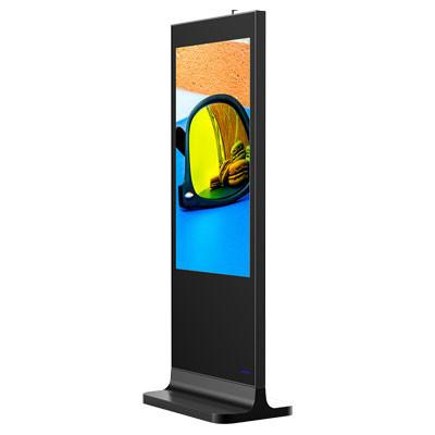 China 4K Floor Standing Digital Signage Display 1920x1080 Resolution with 16GB Storage and 500 cd/m² Brightness for sale