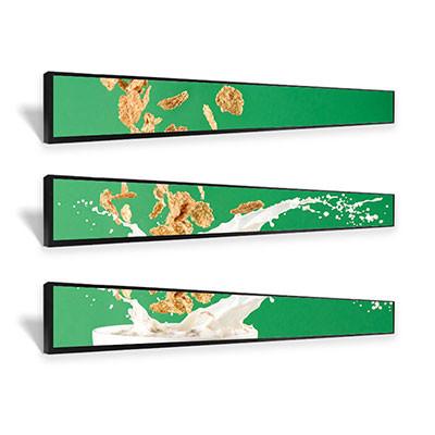 China 42 Inch Stretched Bar LCD Display with 3840×2160 Resolution and 50,000 Hour Lifespan for Commercial Advertising for sale