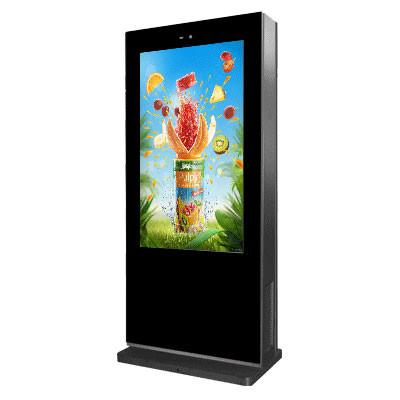 China Outdoor Digital Signage Kiosk with 2000-3000cd/m² Brightness, Wi-Fi/Ethernet Connectivity for Windows 7/8/10 and Android for sale