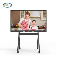China 75 Inch 4K Interactive Touch Screen Whiteboard with 20-Point Touch for Indoor Use for sale