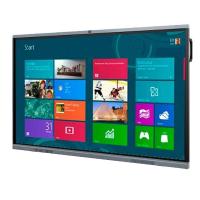 China 75 Inch 4K Interactive Touch Screen Whiteboard with 20-Point Touch for Indoor Use for sale