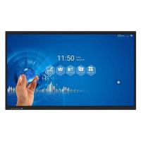 China 65 Inch Classroom Interactive Touch Screen Whiteboard 3840x2160 with 20-Point Infrared Touch and Dual OS for sale