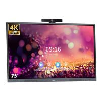 China 86-inch 4K Multi Touch Interactive Whiteboard with 20-Point Infrared Touch and Dual OS Support for sale
