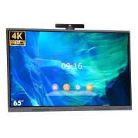 China 65-Inch Interactive Touch Screen Whiteboard with 20-Point Touch and 4K 3840x2160 Resolution for Education and Business for sale